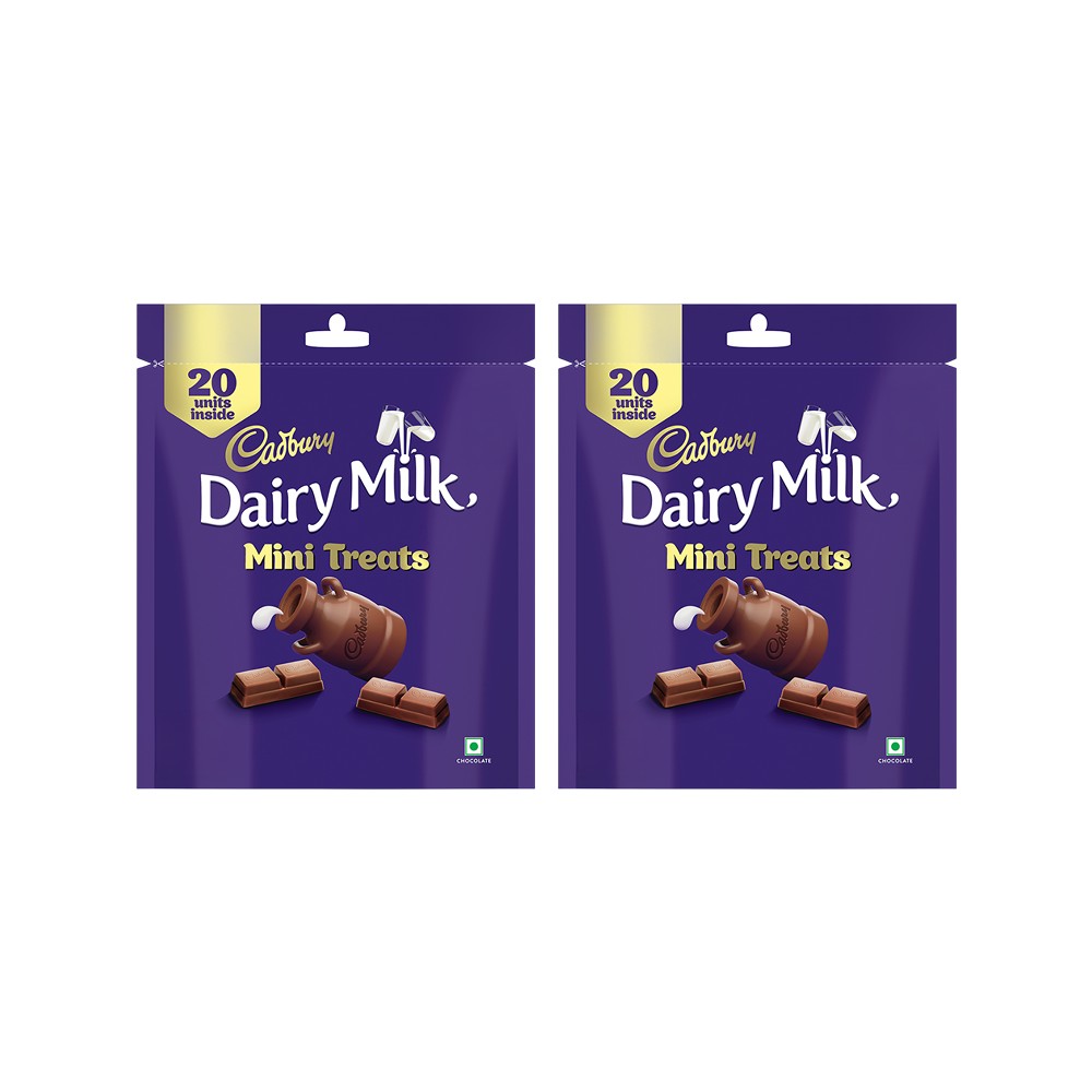 Cadbury Dairy Milk Mini Treats Chocolate Pack - Pack of 2 Price - Buy ...