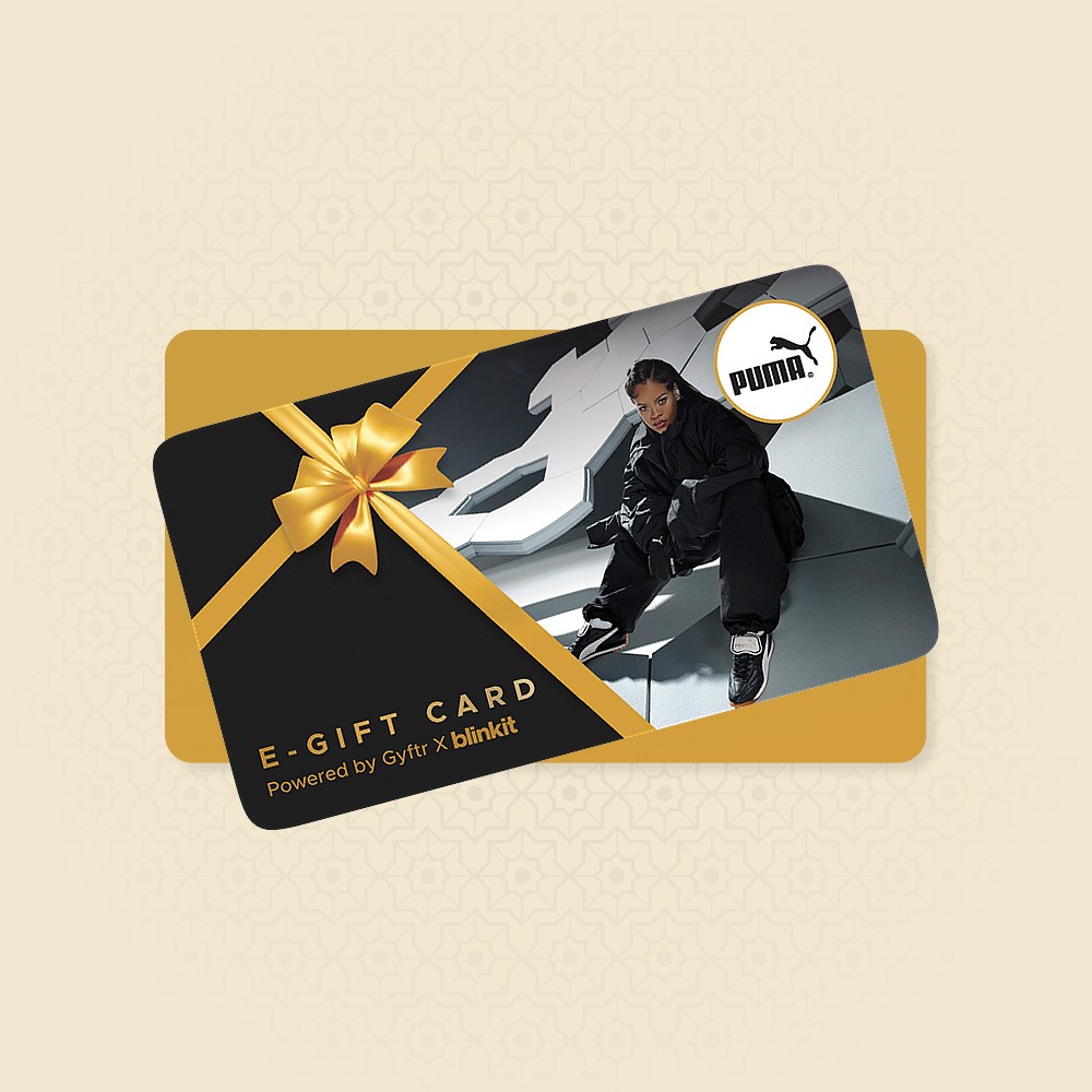 Puma E-Gift Card Instant Voucher Price - Buy Online at ₹455 in India