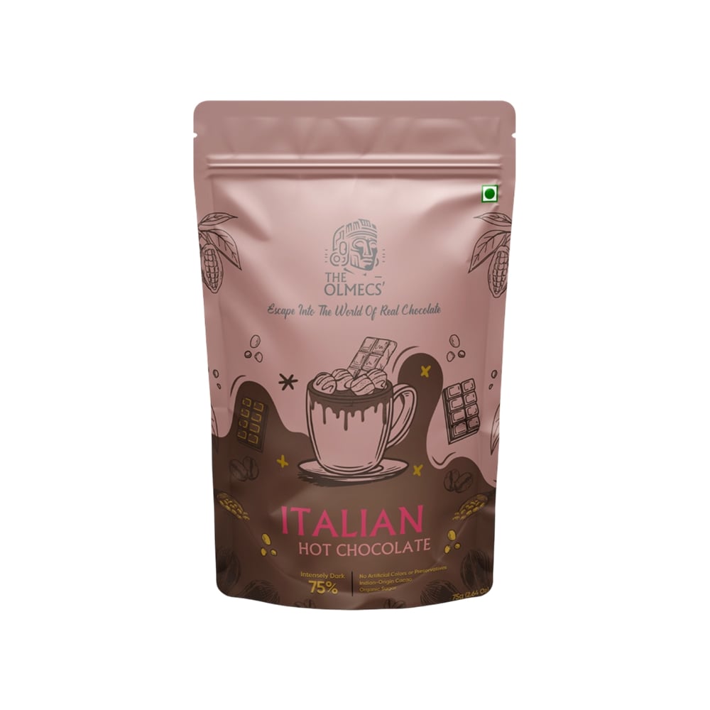 The Olmecs' Italian Hot Chocolate Bar (75% Dark) Price - Buy Online at ...