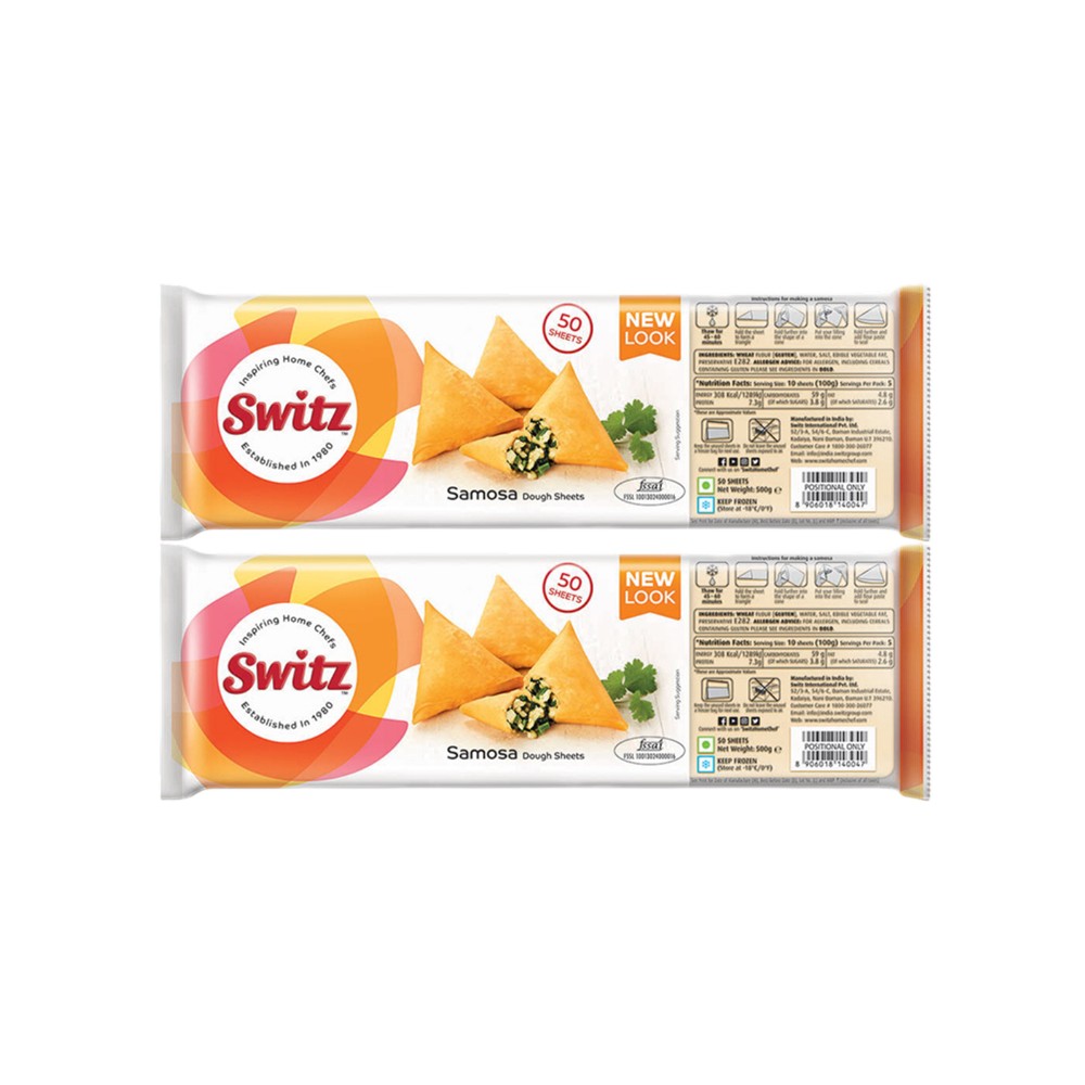 Switz Samosa Patti Dough Sheets (Frozen) - Pack of 2 Price - Buy Online ...