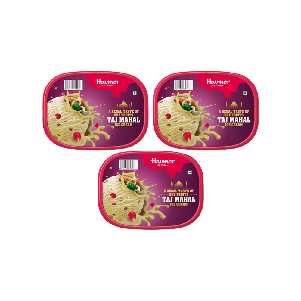 Havmor Taj Mahal Ice Cream Tub - Pack of 3 Price - Buy Online at Best ...