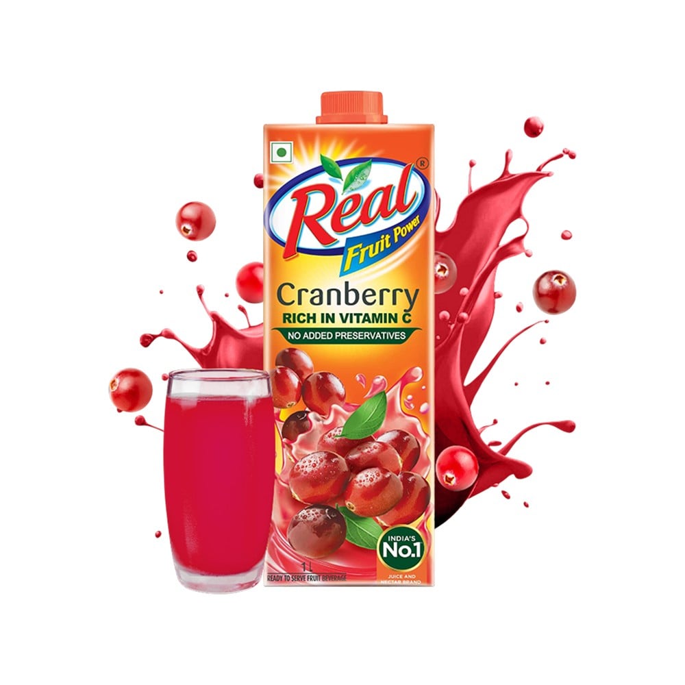 Real Fruit Power Cranberry Juice Price - Buy Online at ₹131 in India