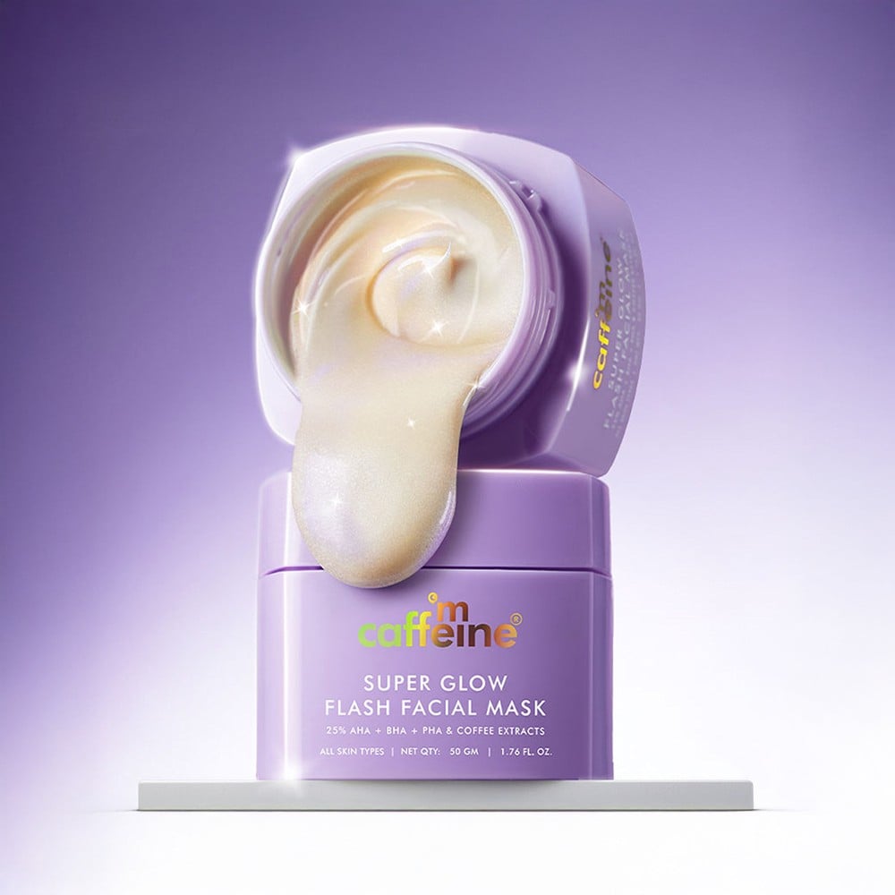 MCaffeine Super Glow Flash Face Mask Price - Buy Online at Best Price ...