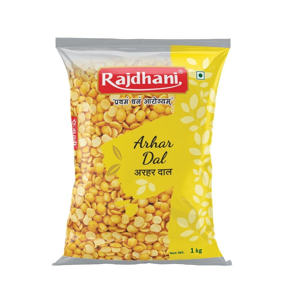 Rajdhani Toor Dal/Arhar Dal Price - Buy Online at ₹160 in India