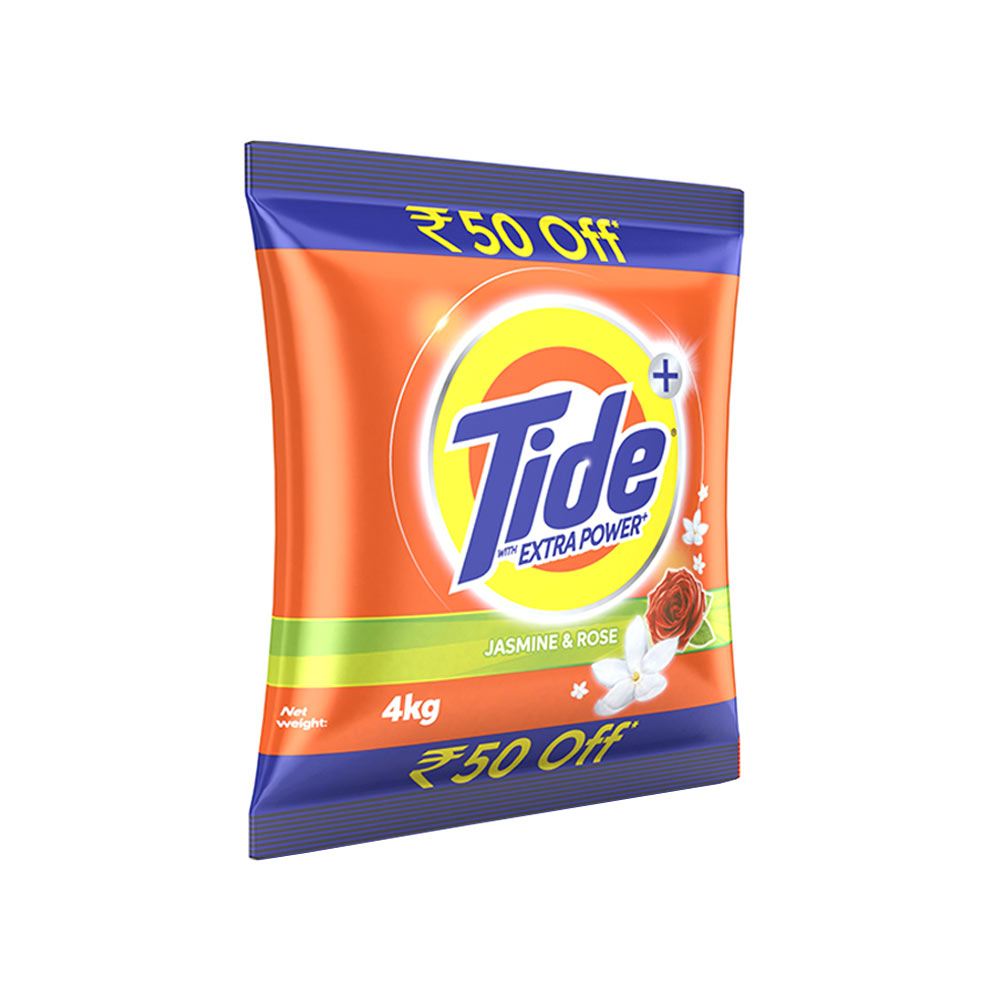 Tide Extra Power Jasmine & Rose Detergent Powder Price - Buy Online at ...