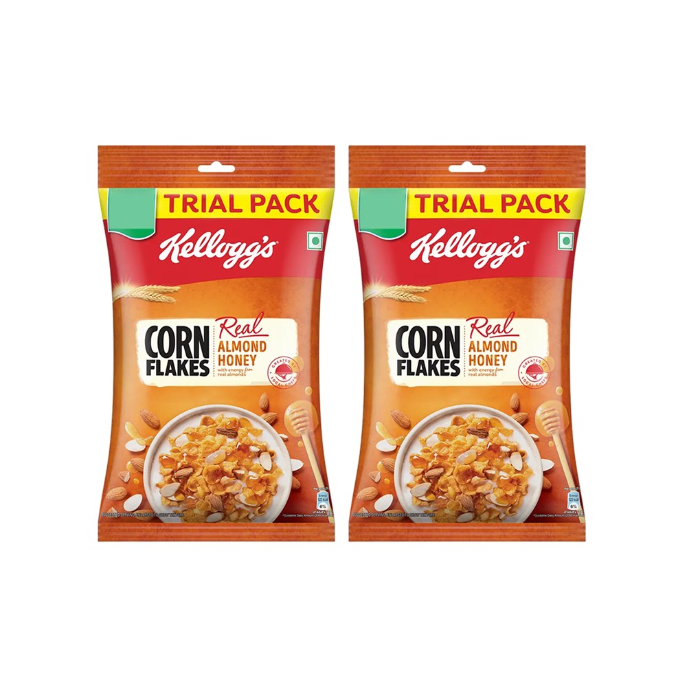 Kellogg's Real Almond Honey Corn Flakes - Pack of 2 Price - Buy Online ...