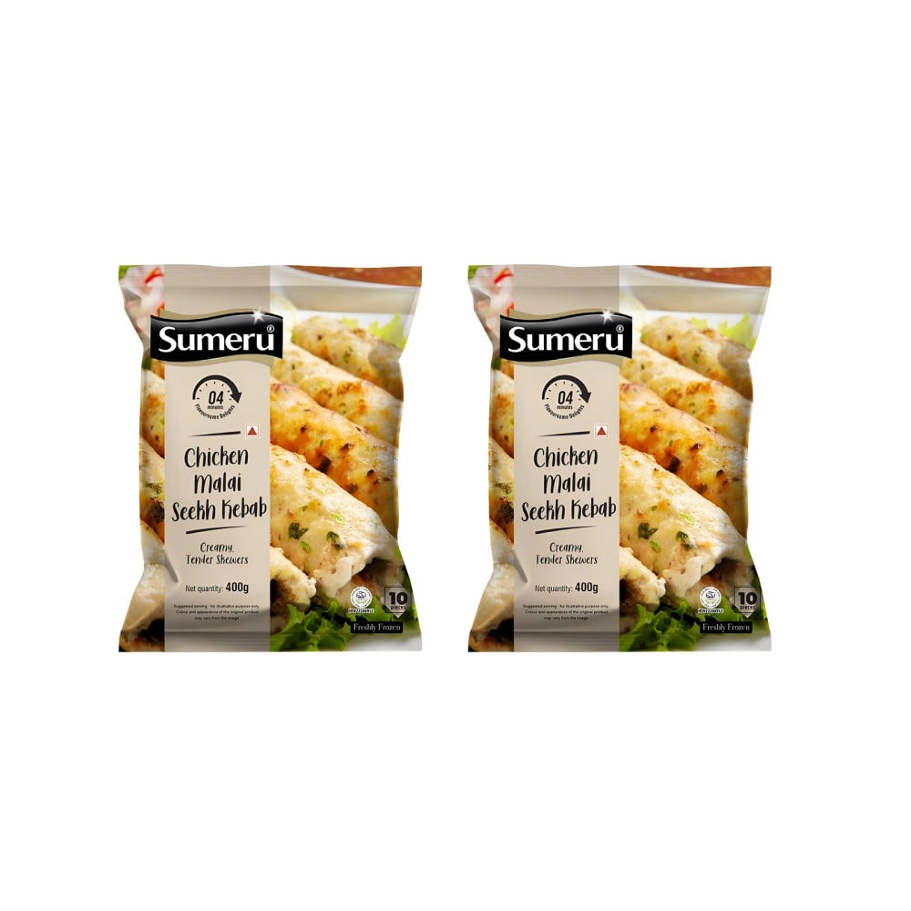 Sumeru Malai Chicken Seekh Kebab (Frozen) - Pack of 2 Price - Buy ...