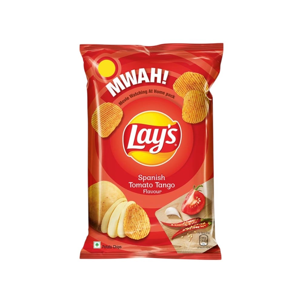 Lay's Potato - Spanish Tomato Tango Flavor, 78gm Chips Price - Buy ...
