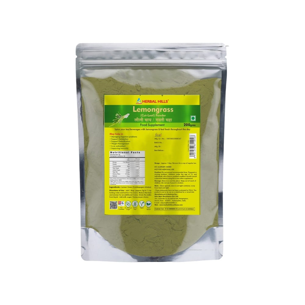 Herbal Hills Dried Lemon Grass Powder Price - Buy Online at Best Price ...