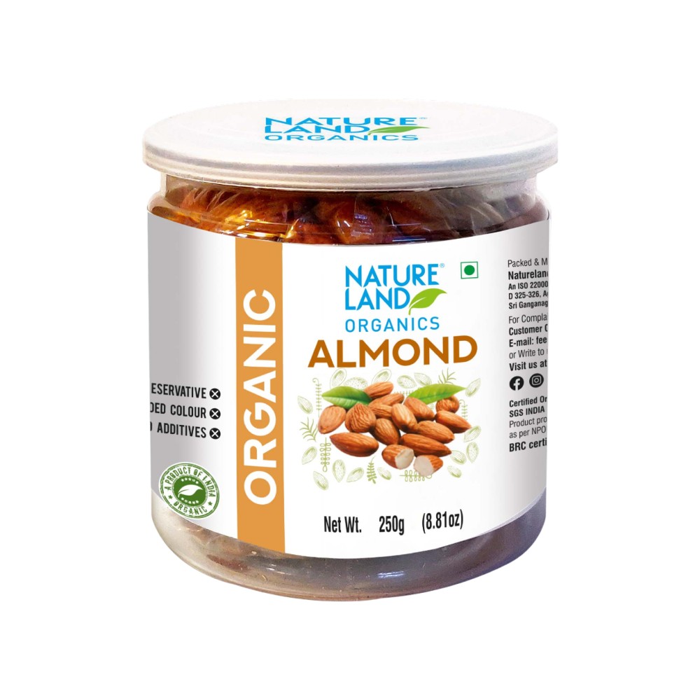 Natureland Organic Almonds Price - Buy Online at ₹459 in India