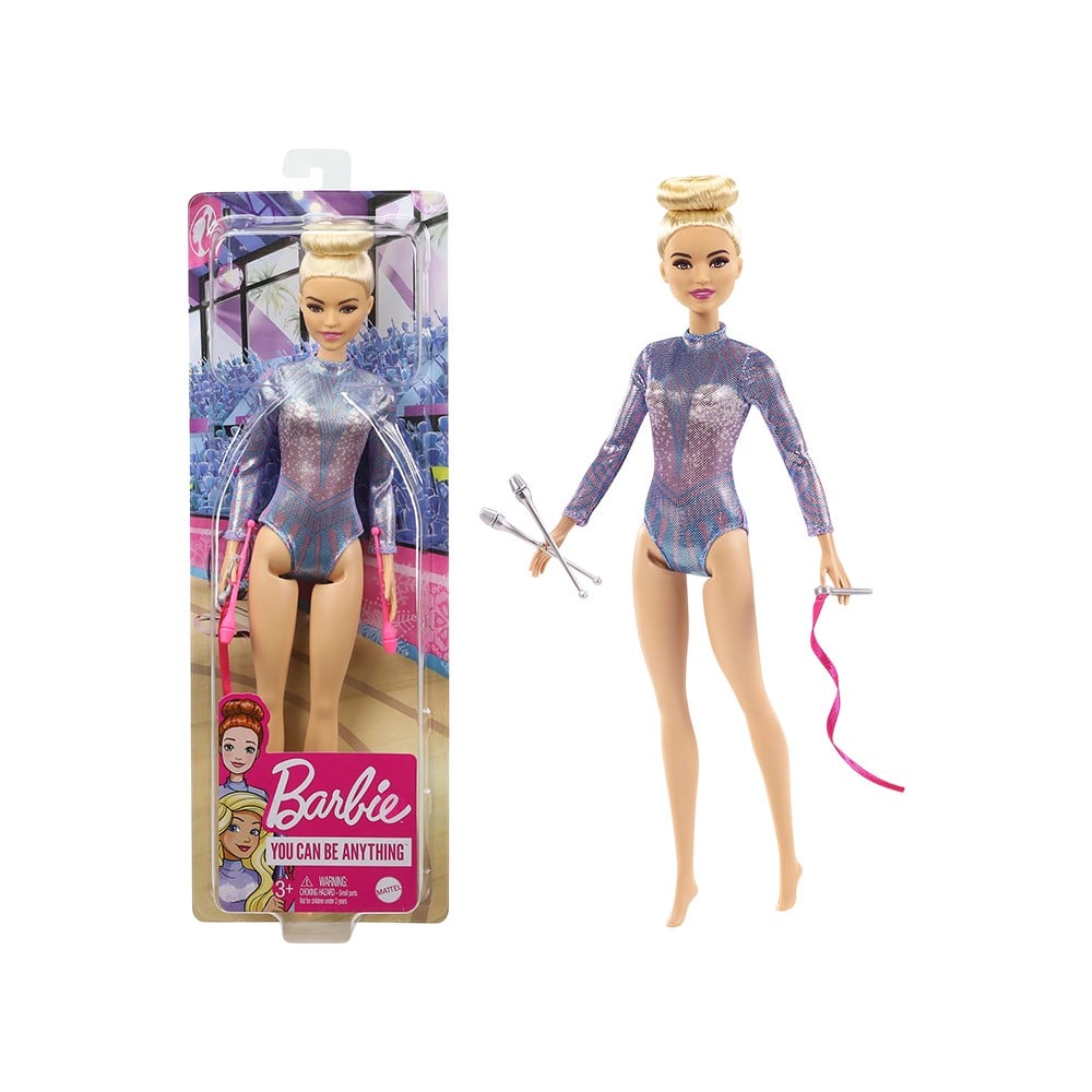 Barbie Gymnast Blonde Doll Set (Metallic Blue) Price - Buy Online at ...
