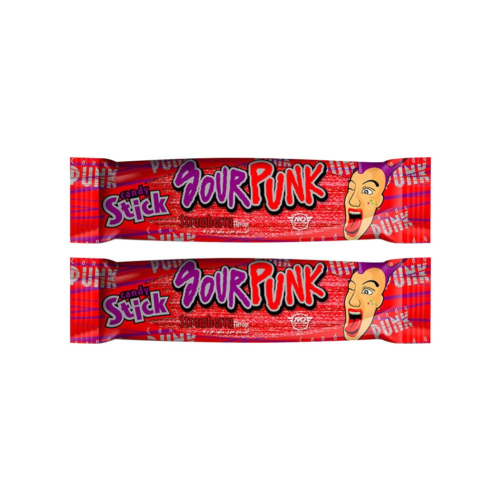 Sour Punk Strawberry Flavour Stick Sour Candy - Pack of 2 Price - Buy ...
