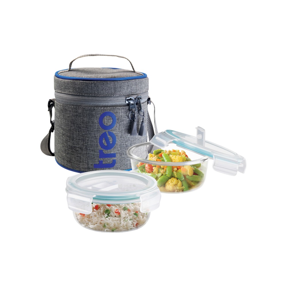 Treo Borosilicate Glass Lunch Box (Transparent) Price - Buy Online at ...