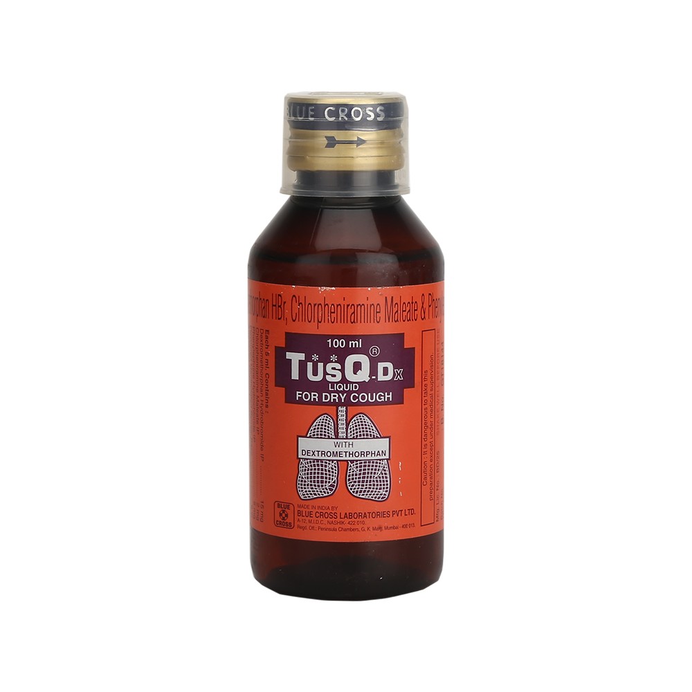 Tusq DX Cough Bottle Of 100ml Syrup Price - Buy Online at Best Price in ...