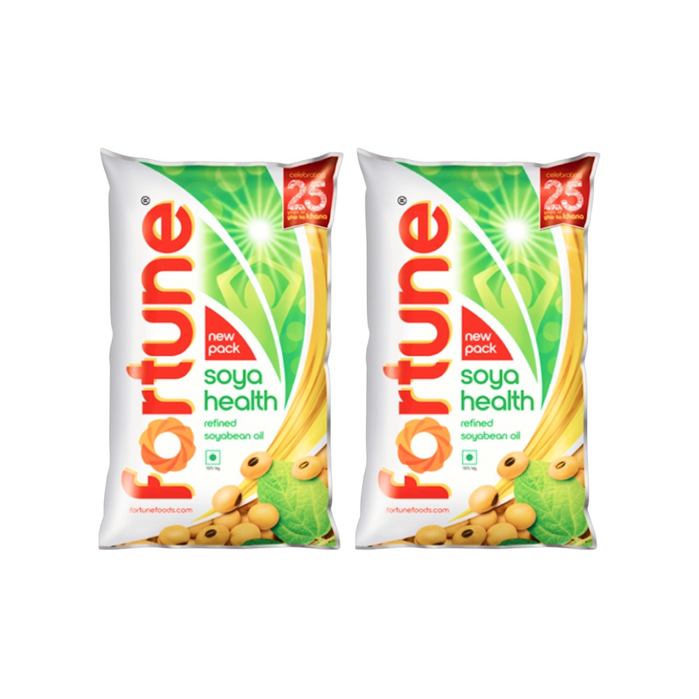 Fortune Soya Health Refined Soyabean Oil - Pack of 2 Price - Buy Online ...