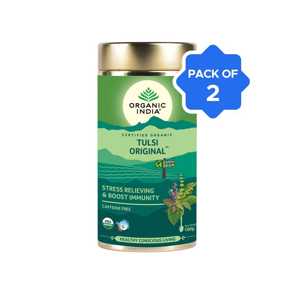Organic India Tulsi Original Tea - Pack of 2 Price - Buy Online at Best ...