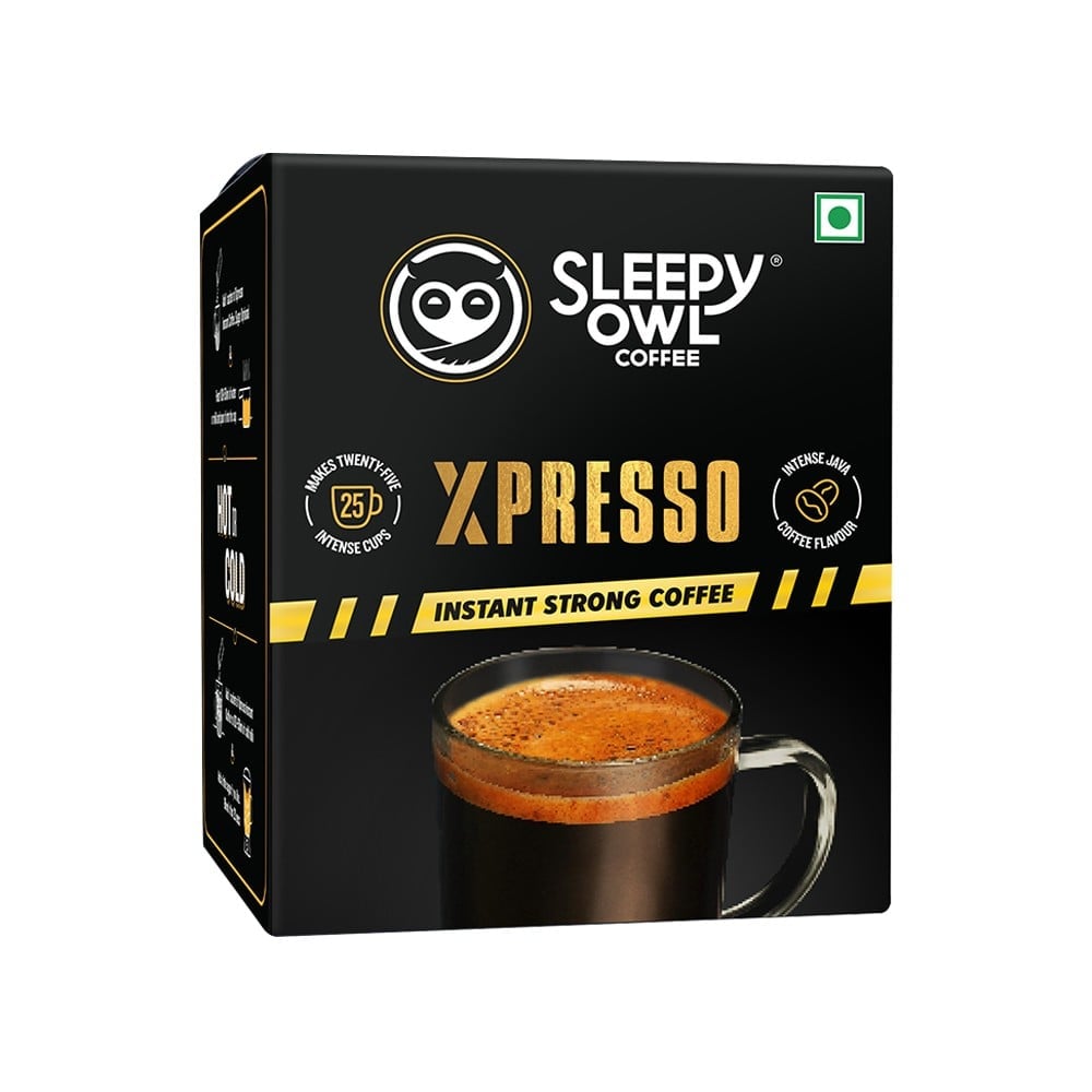 Sleepy Owl Xpresso Strong Instant Coffee Price - Buy Online at ₹190 in ...