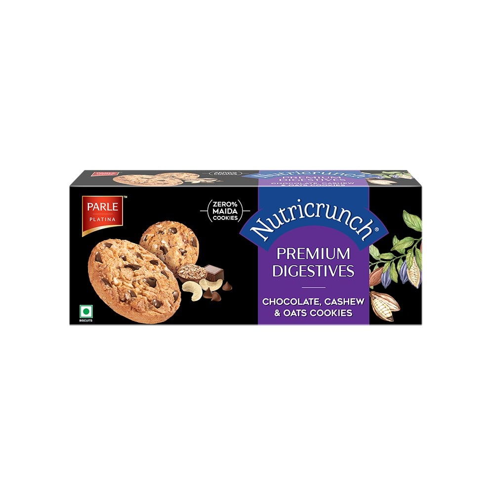 Parle Nutricrunch Premium Choco Nut Oat Bakery Cookies Price - Buy ...