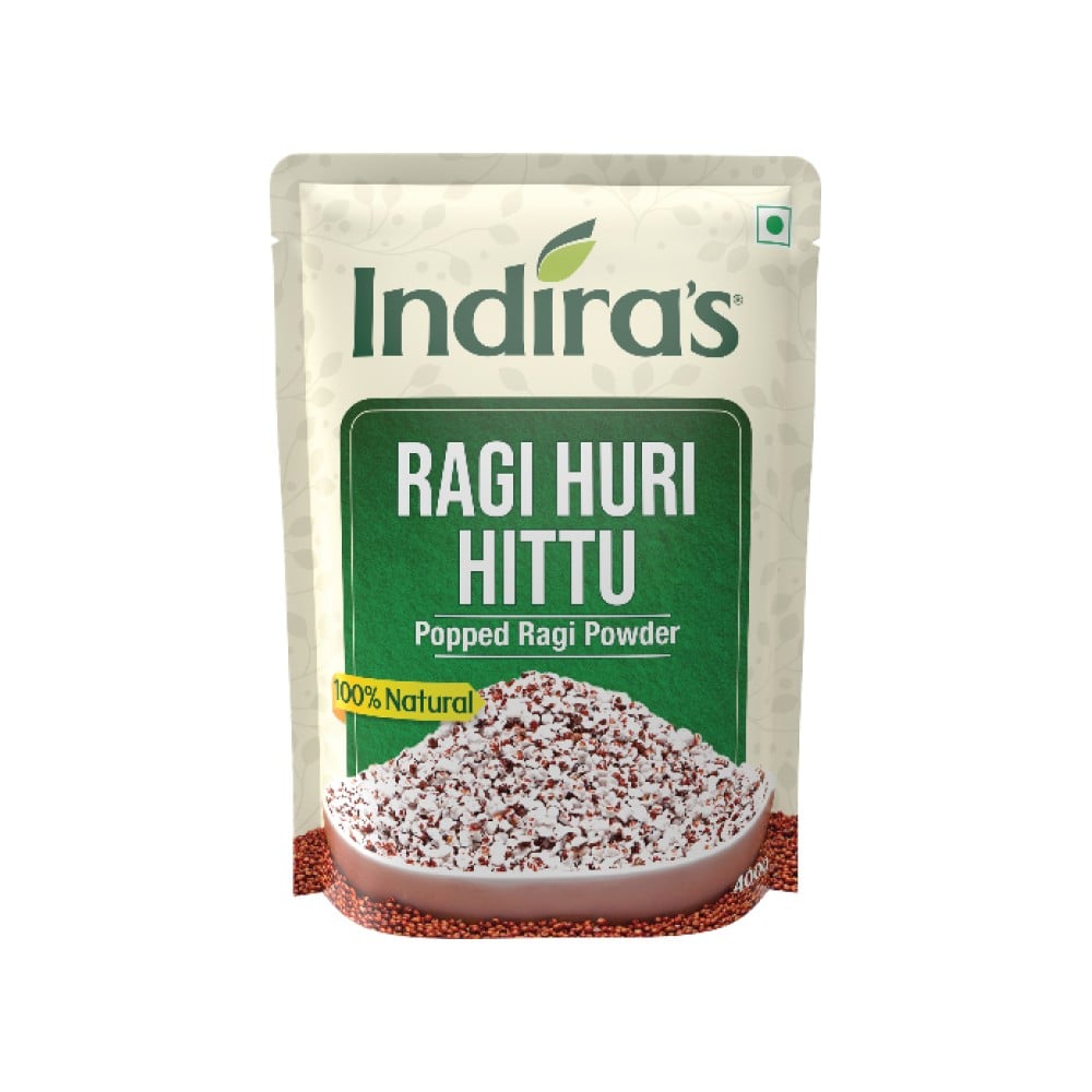 Indira's Huri Hittu Ragi Flour / Popped Ragi Powder Price - Buy Online ...