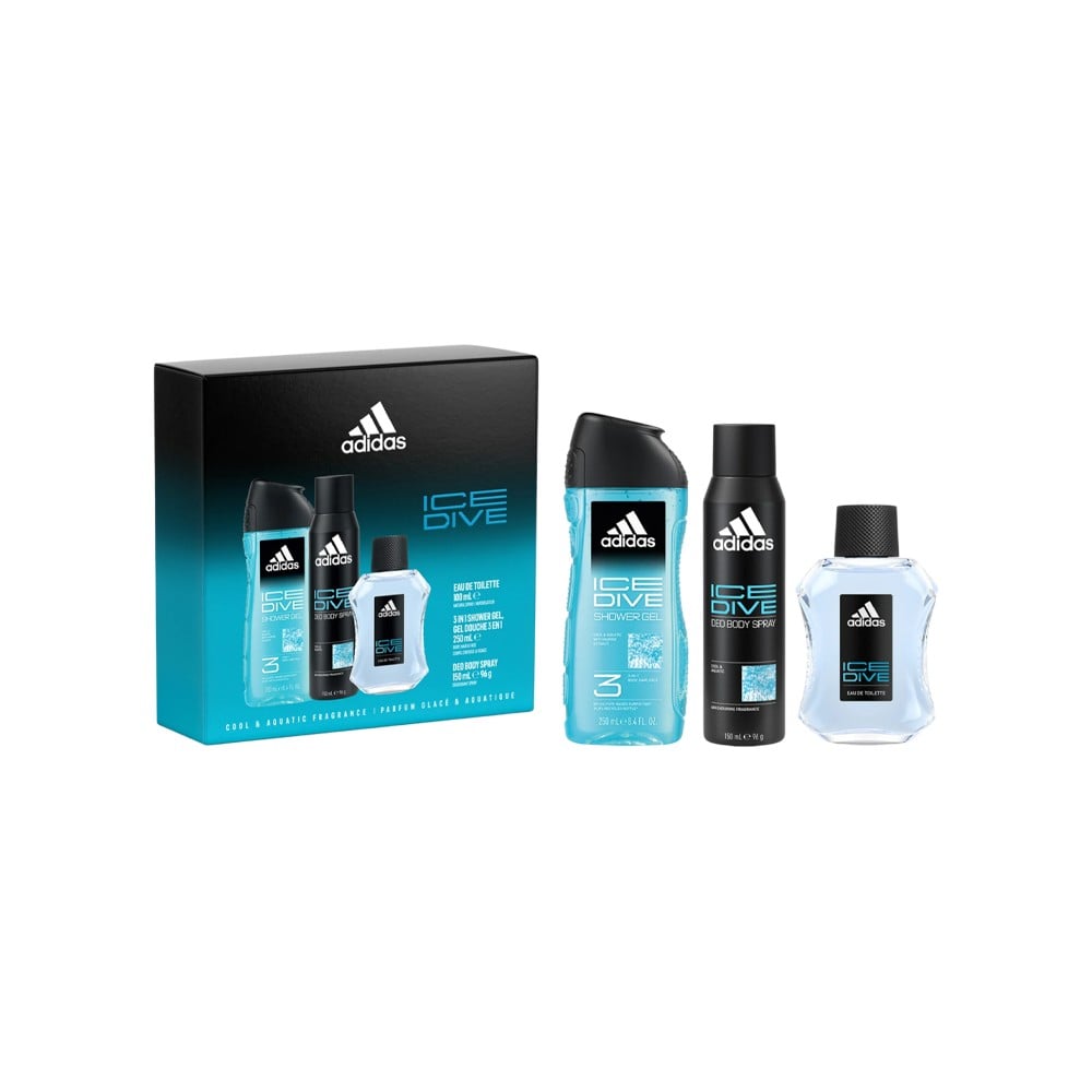 adidas Ice Dive Perfume Gift Set for Men (Cool & Aquatic) Price - Buy ...