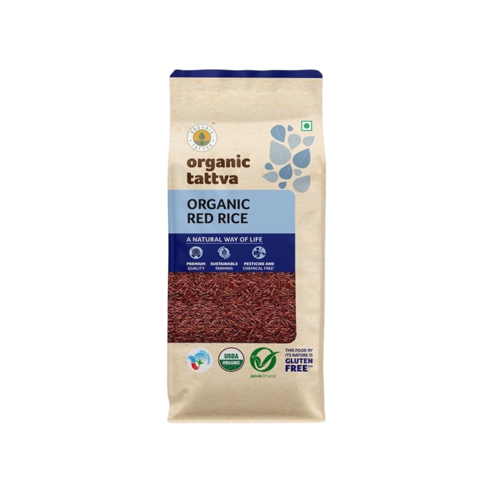 Organic Tattva Organic Red Rice Price - Buy Online at ₹130 in India