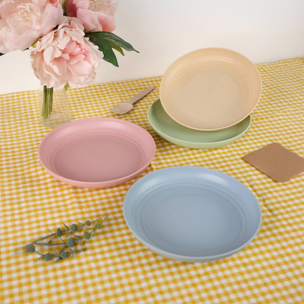 Irida Naturals Wheat Straw Plate Set (Multicolour) Price - Buy Online ...