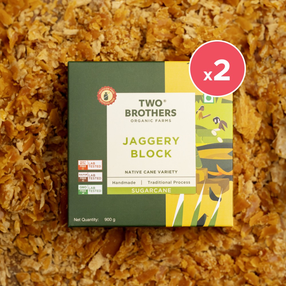 Two Brothers Jaggery Block Sugarcane - Pack of 2 Price - Buy Online at ...