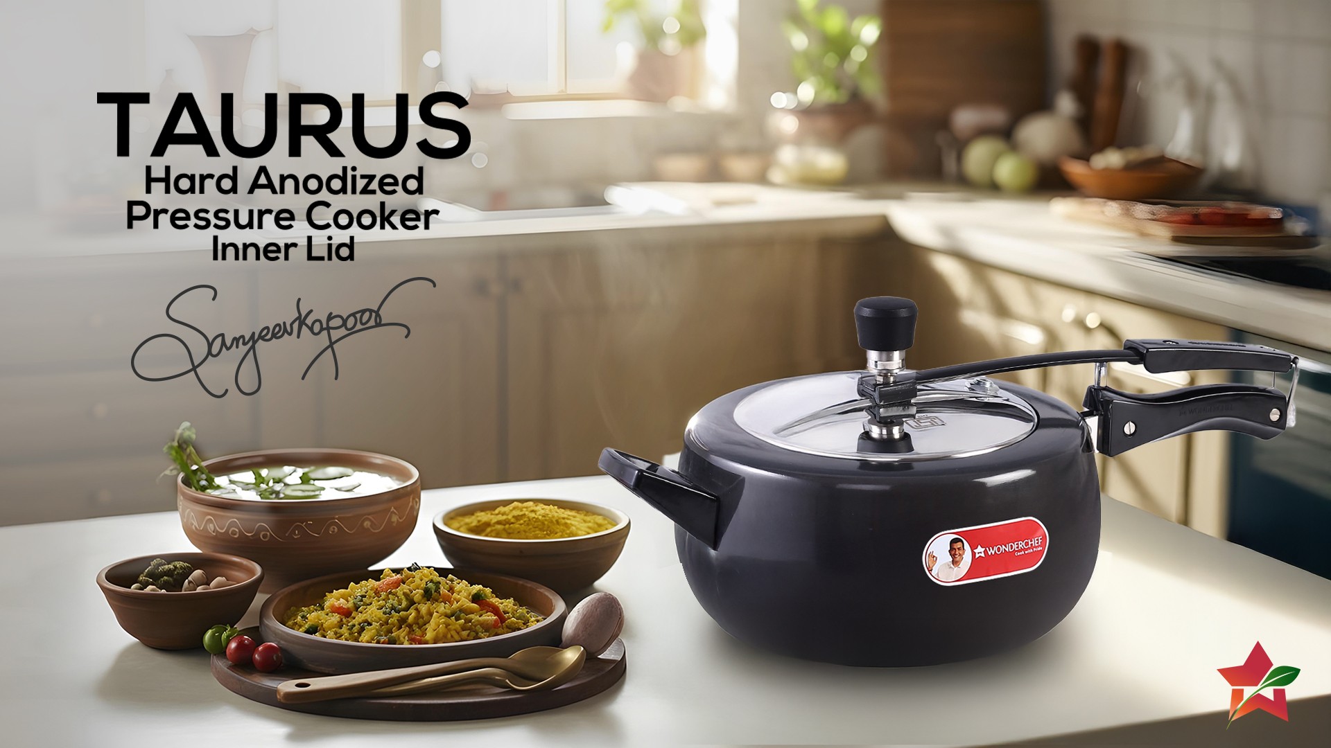 Wonderchef Taurus Hard Anodized Pressure Cooker (Aluminium) Price - Buy ...