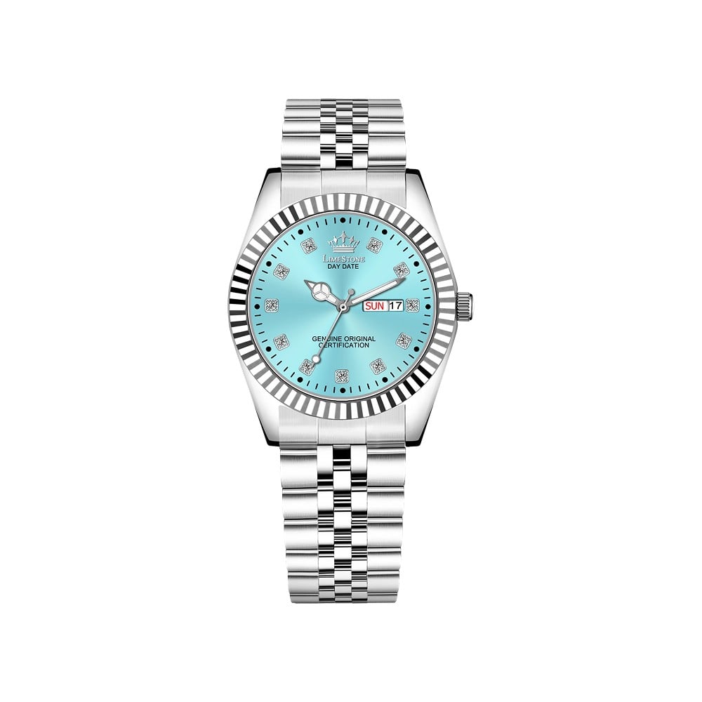 Limestone Analog Men's Watch (Quartz, Silver, Stainless Steel) Price ...