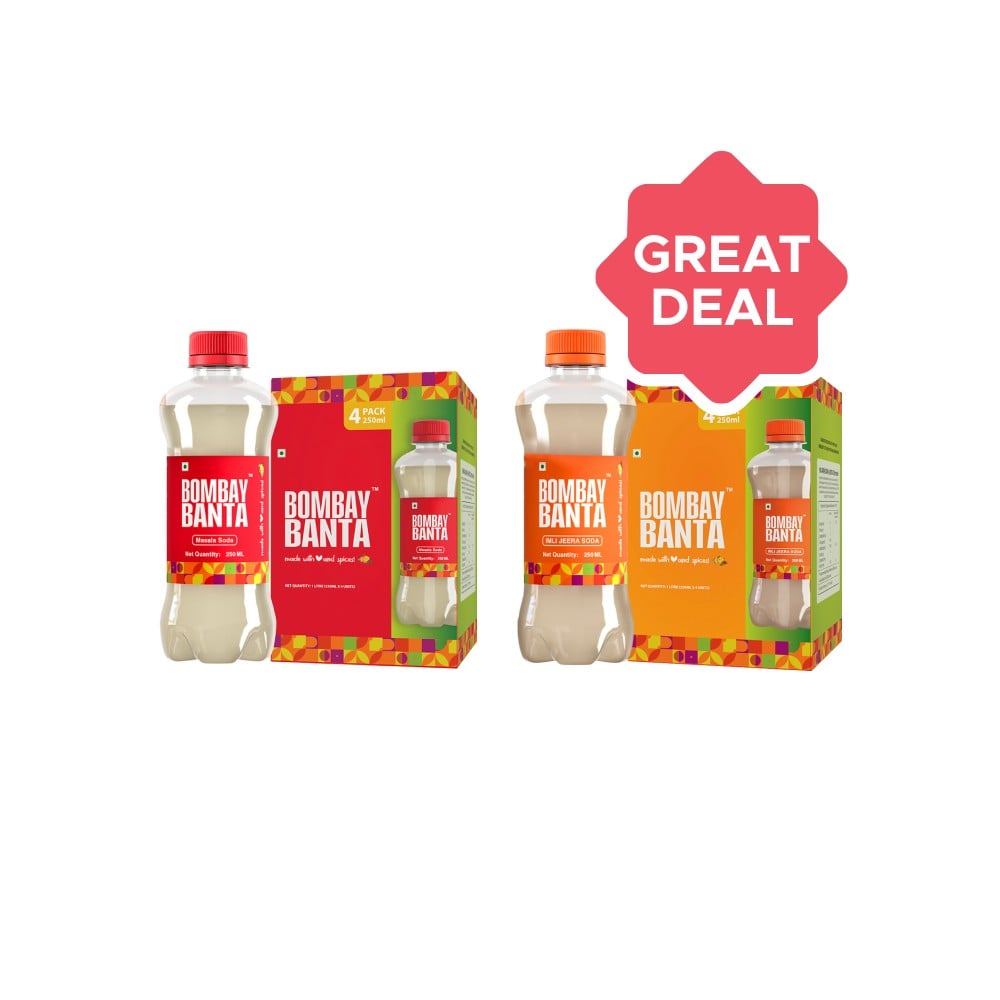 Bombay Banta Masala Soda + Imli Jeera Soda Combo Price - Buy Online at ...
