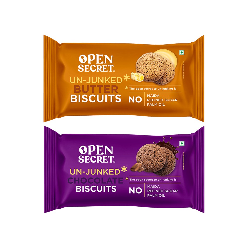 Open Secret Un-junked Butter Biscuit + Open Secret Un-junked Chocolate ...