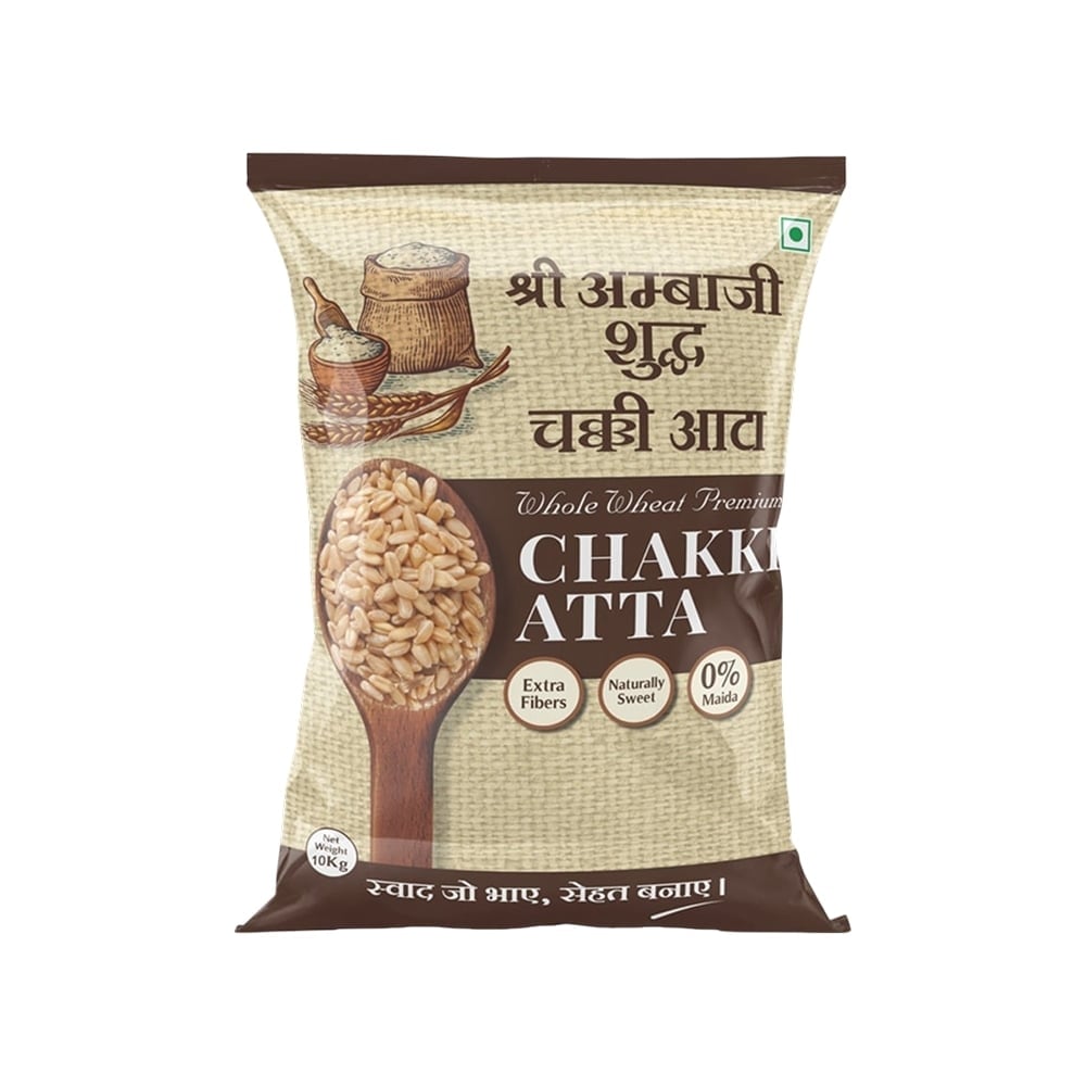 Shree Ambaji Whole Wheat Premium Chakki Atta Price - Buy Online at Best ...