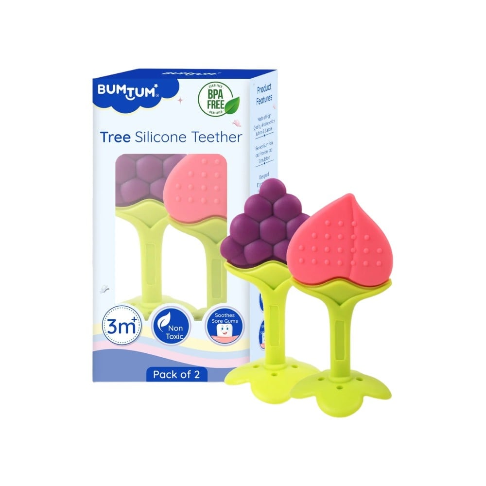 Bumtum Tree Shape Silicone Teether Price - Buy Online at Best Price in ...