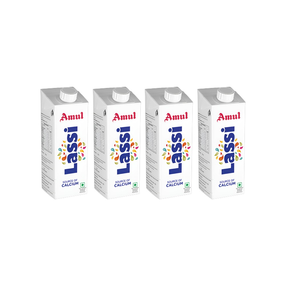 Amul Sweet Lassi Tetra Pack (250 ml) - Pack of 4 Price - Buy Online at ...