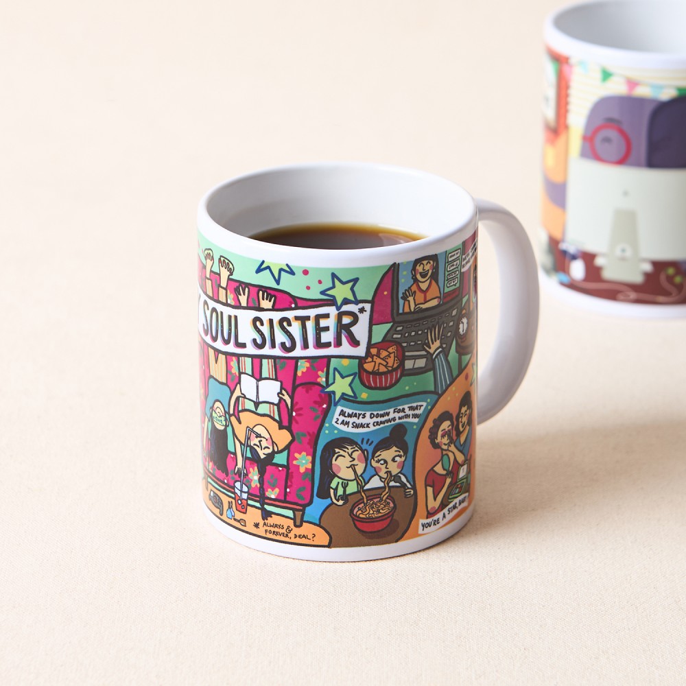 Chumbak Friends Forever Mug (Ceramic) Price - Buy Online at ₹359 in India