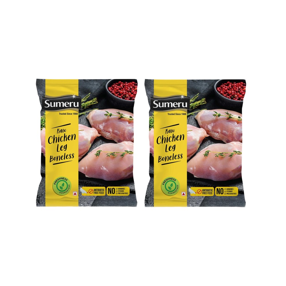 Sumeru Raw Chicken Leg (Boneless) - Frozen - Pack of 2 Price - Buy ...