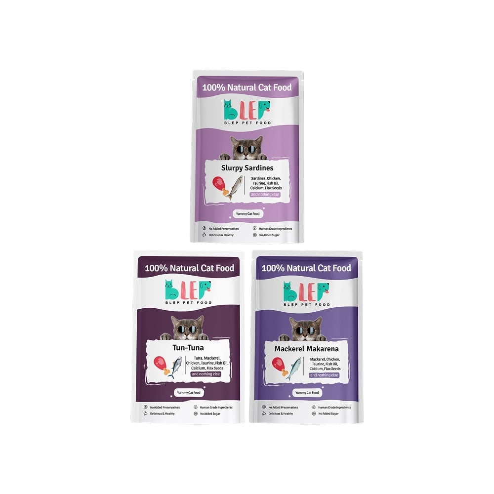 BLEP World 100% Natural Cat Food Variety Pack Price - Buy Online at ...