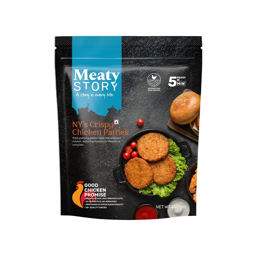 Meaty Story NY's Crispy Chicken Chicken Burger Patty Price - Buy Online ...