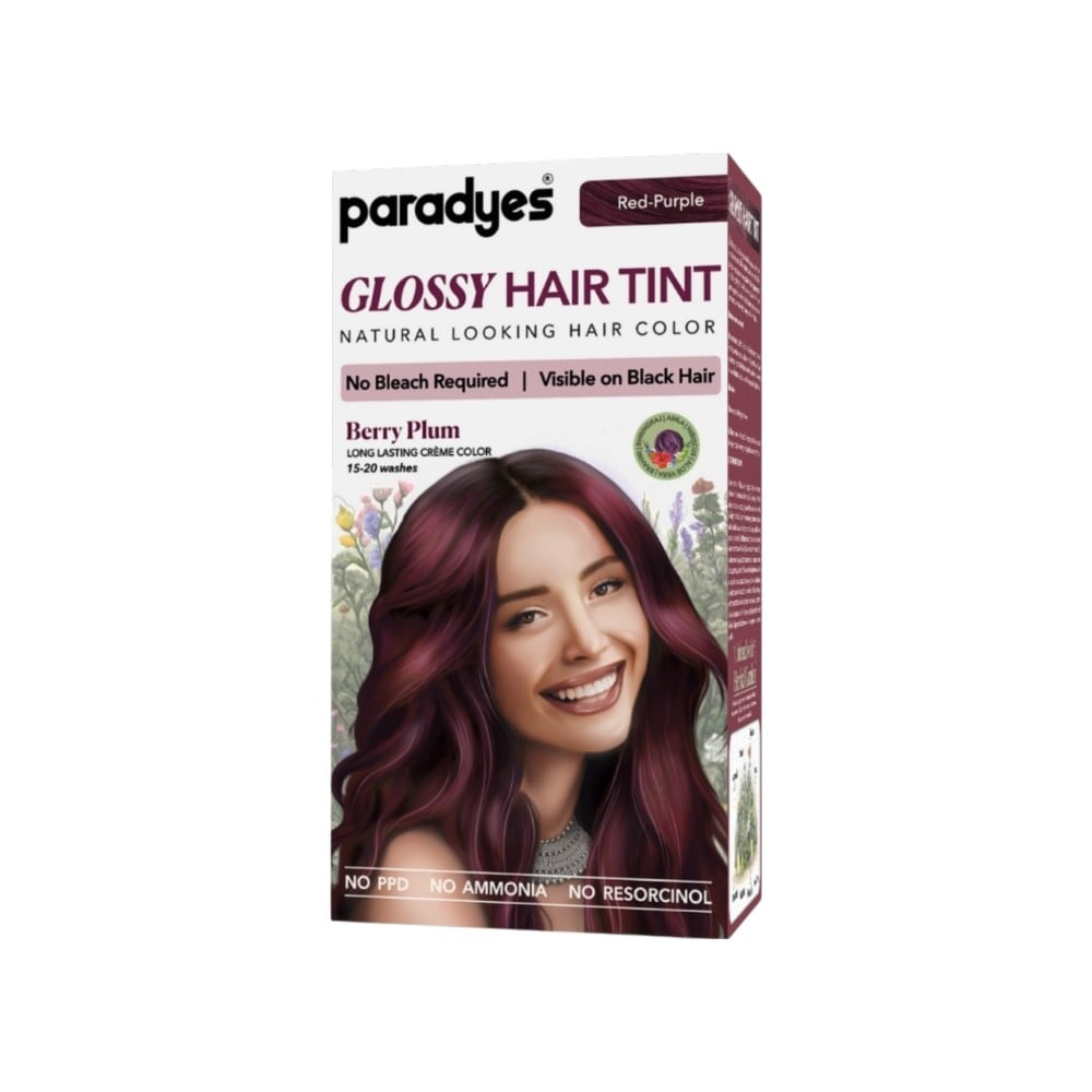 Paradyes Mini Berry Plum Glossy Tint Hair Colour (Berry Plum) Price ...