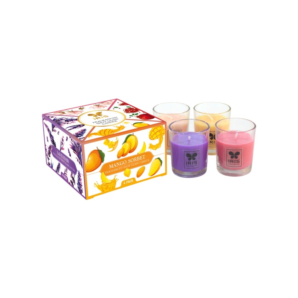 Shot Glass Candle Gift Set (4 Fragrance) by IRIS Price - Buy Online at ...