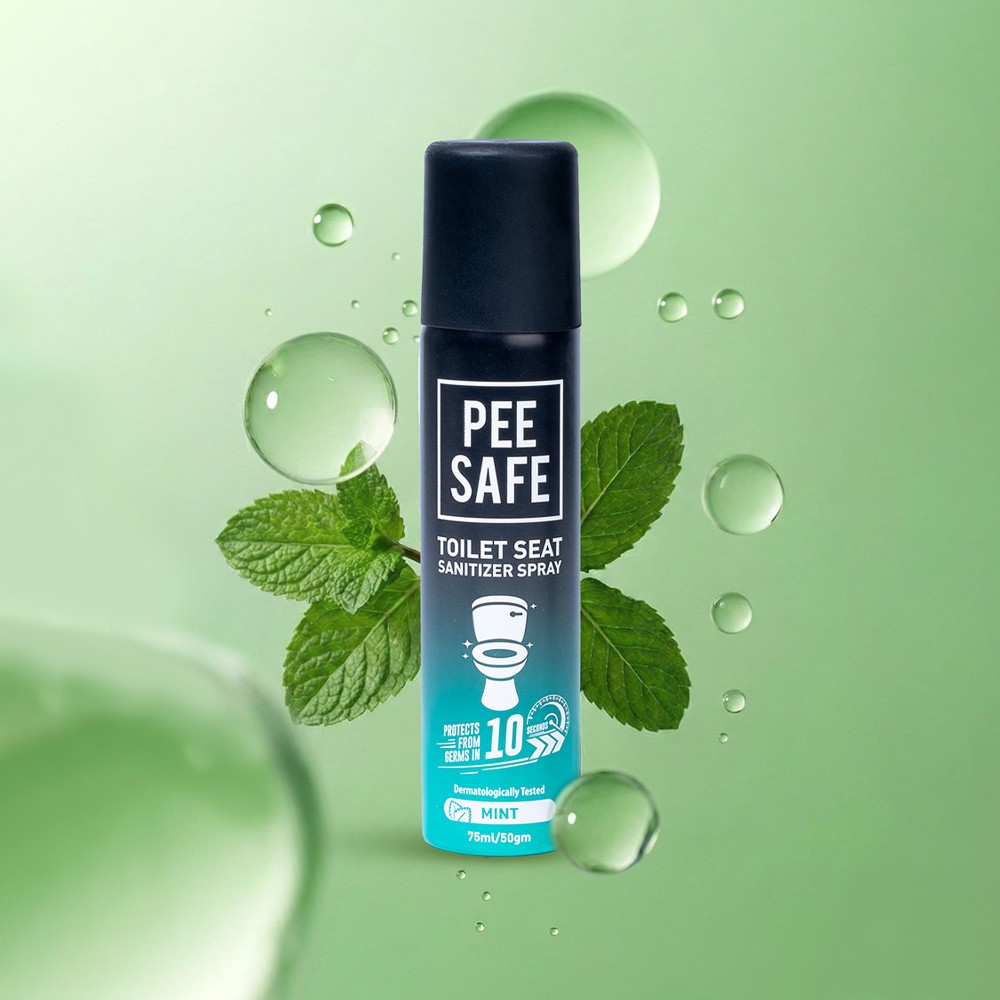 Pee Safe Toilet Seat Sanitizer Spray (Mint) Price - Buy Online at ₹179 ...