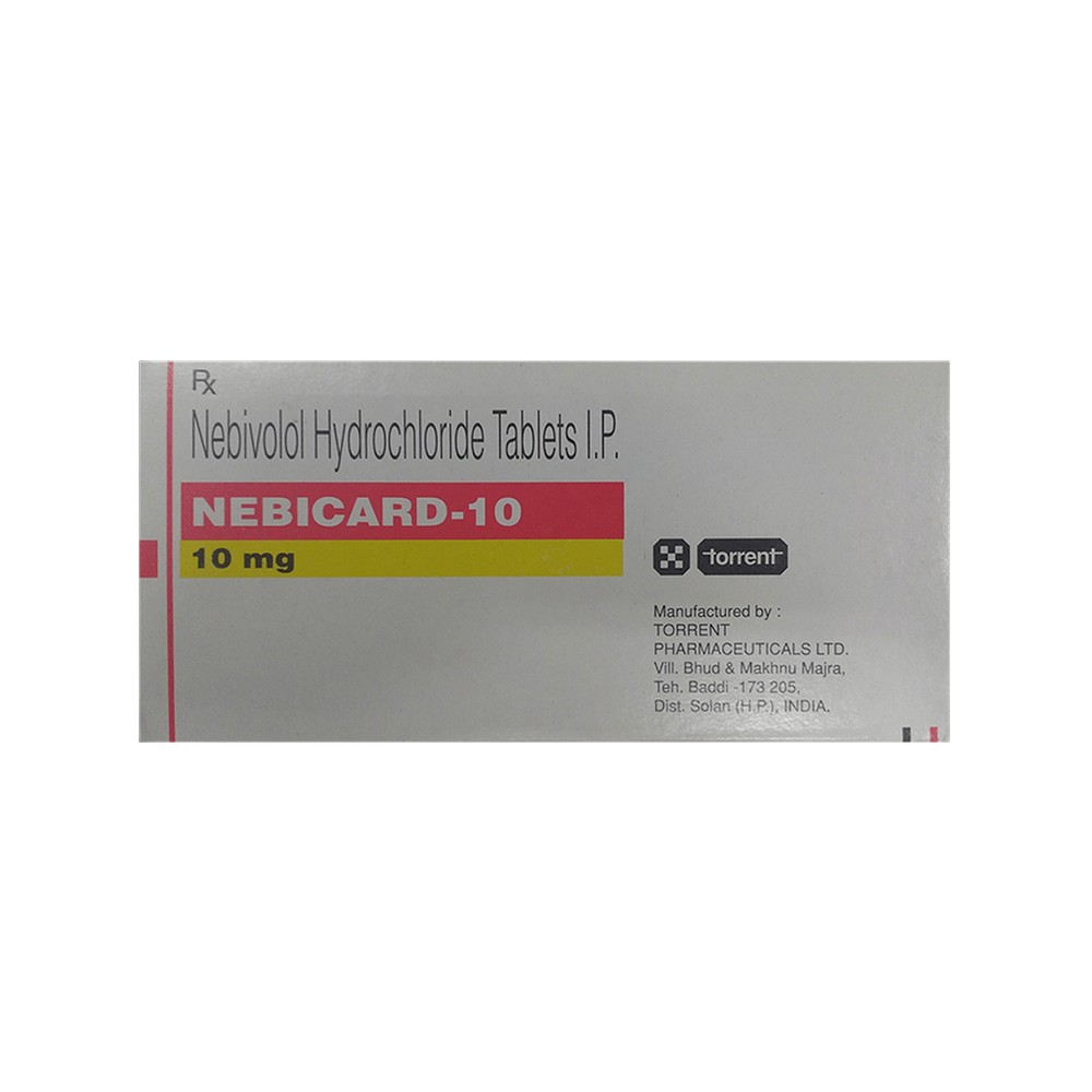 Nebicard 10mg Strip Of 10 Tablets Price - Buy Online at ₹256 in India