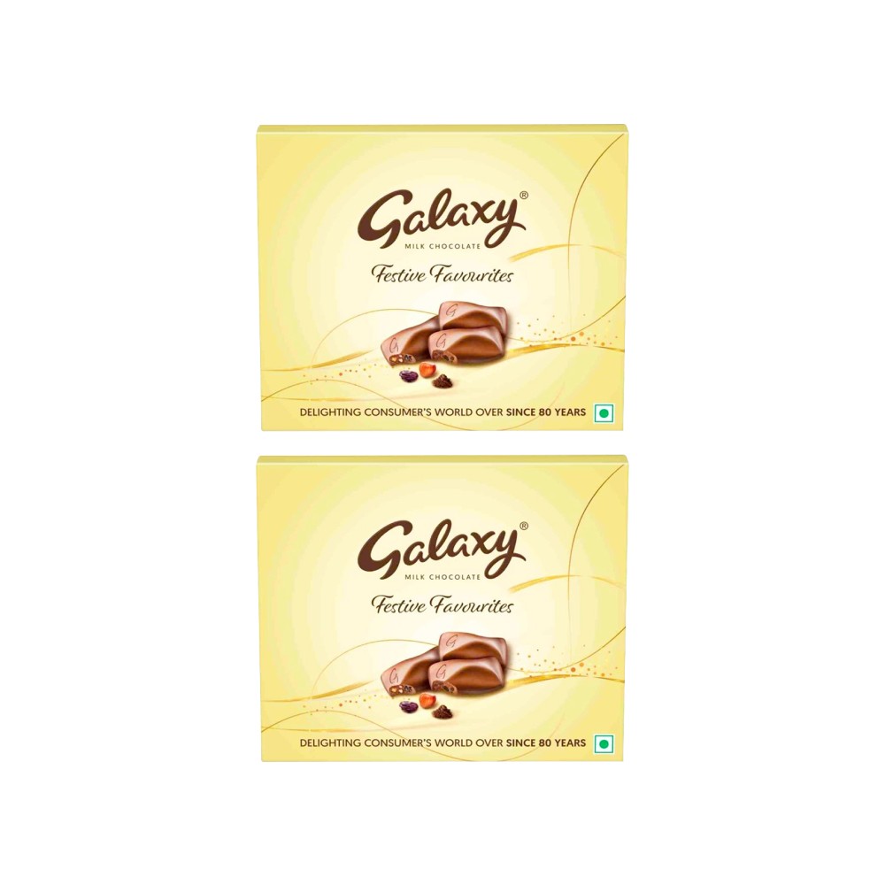 Galaxy Festive Favourites Milk Chocolate Gift Pack - Pack of 2 Price ...