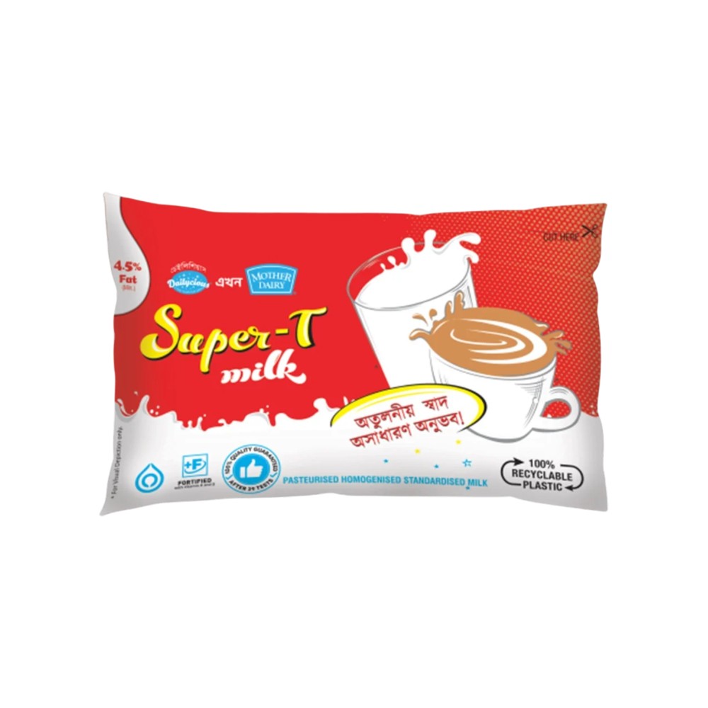 Mother Dairy Super-T Fresh Milk Price - Buy Online at Best Price in India