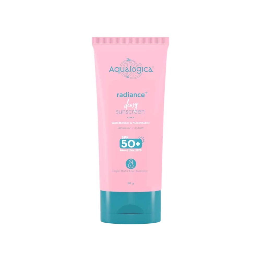 Aqualogica Radiance+ Dewy Sunscreen - 80 g (SPF 50+ PA+++) Price - Buy ...