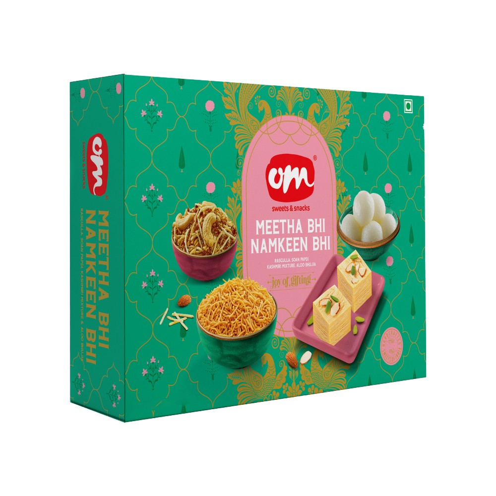 Om Sweets Meetha Bhi Namkeen Bhi Gift Pack Price - Buy Online at Best ...