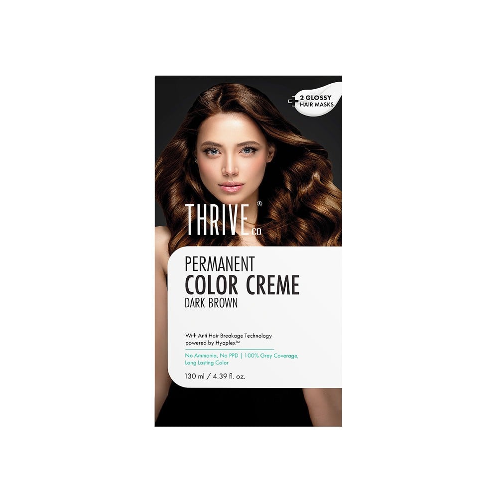 ThriveCo Permanent Hair Colour Kit (Dark Brown) Price - Buy Online at ...