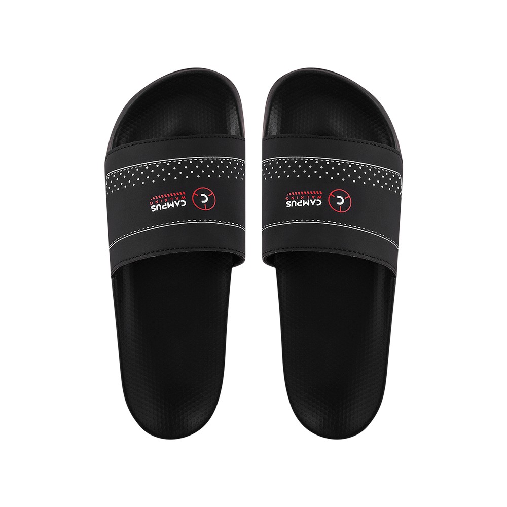 Campus Printed Men's Slippers (Black) Price - Buy Online at ₹617 in India