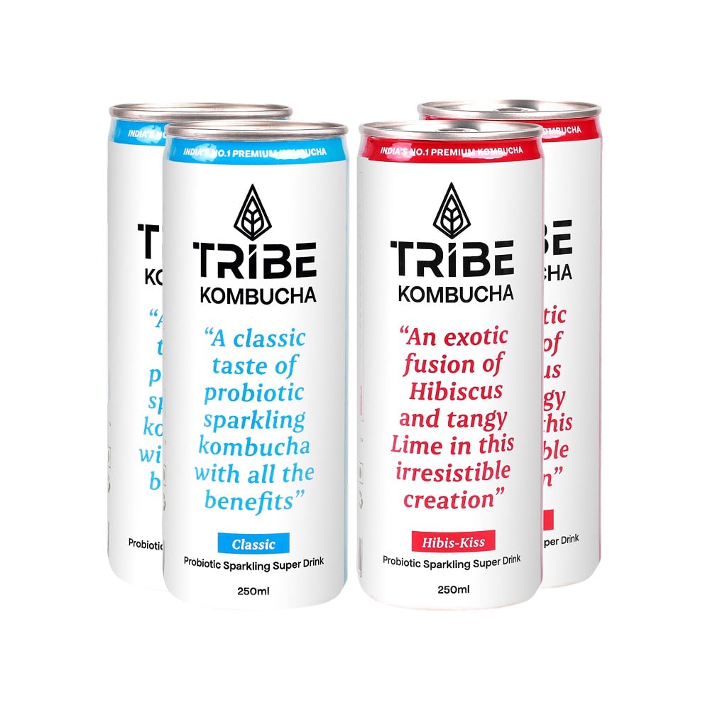 Tribe Kombucha Hibiscus Sparkling Herbal Tea Price - Buy Online at Best ...