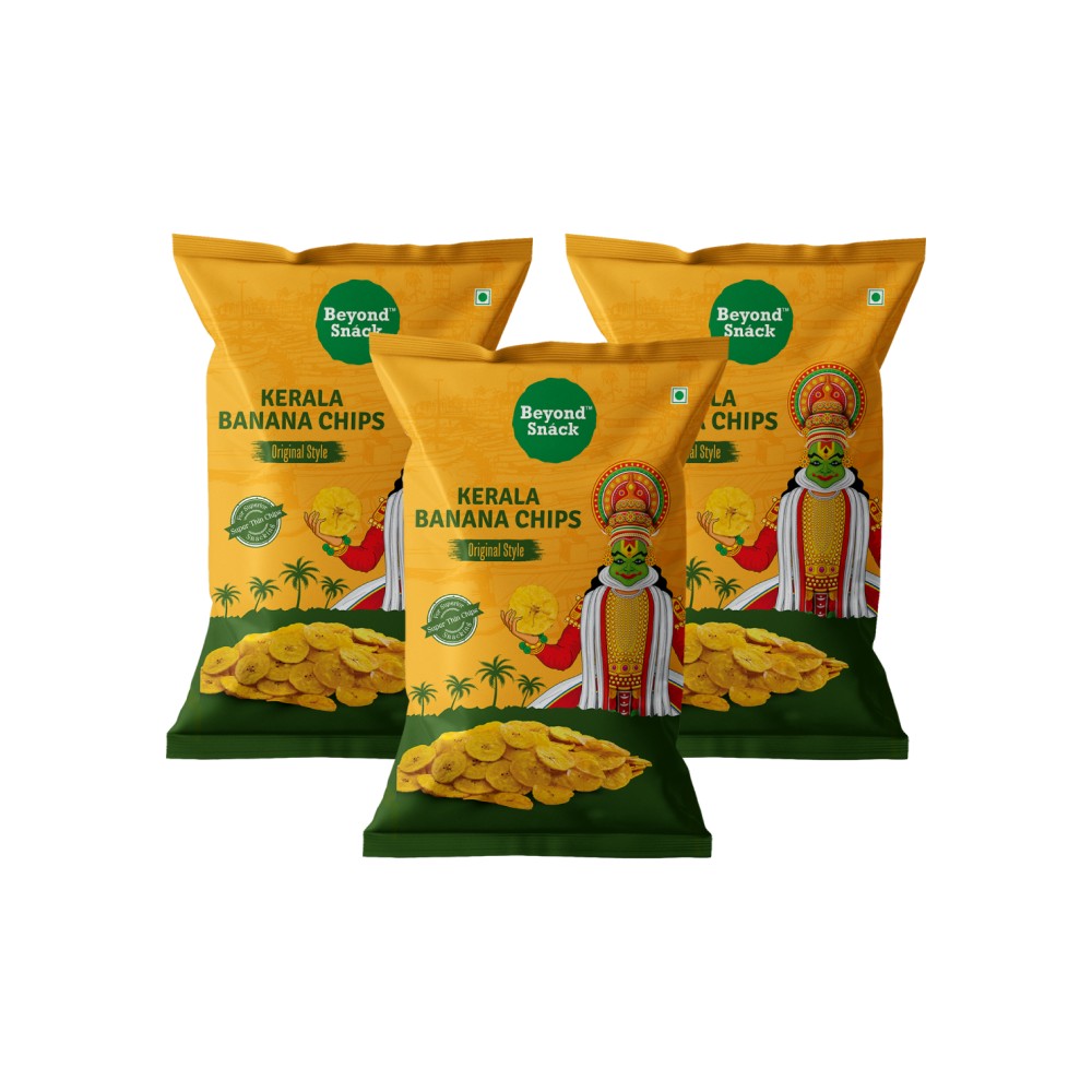 Beyond Snack Kerala-Original style Banana Chips - Pack of 3 Price - Buy ...